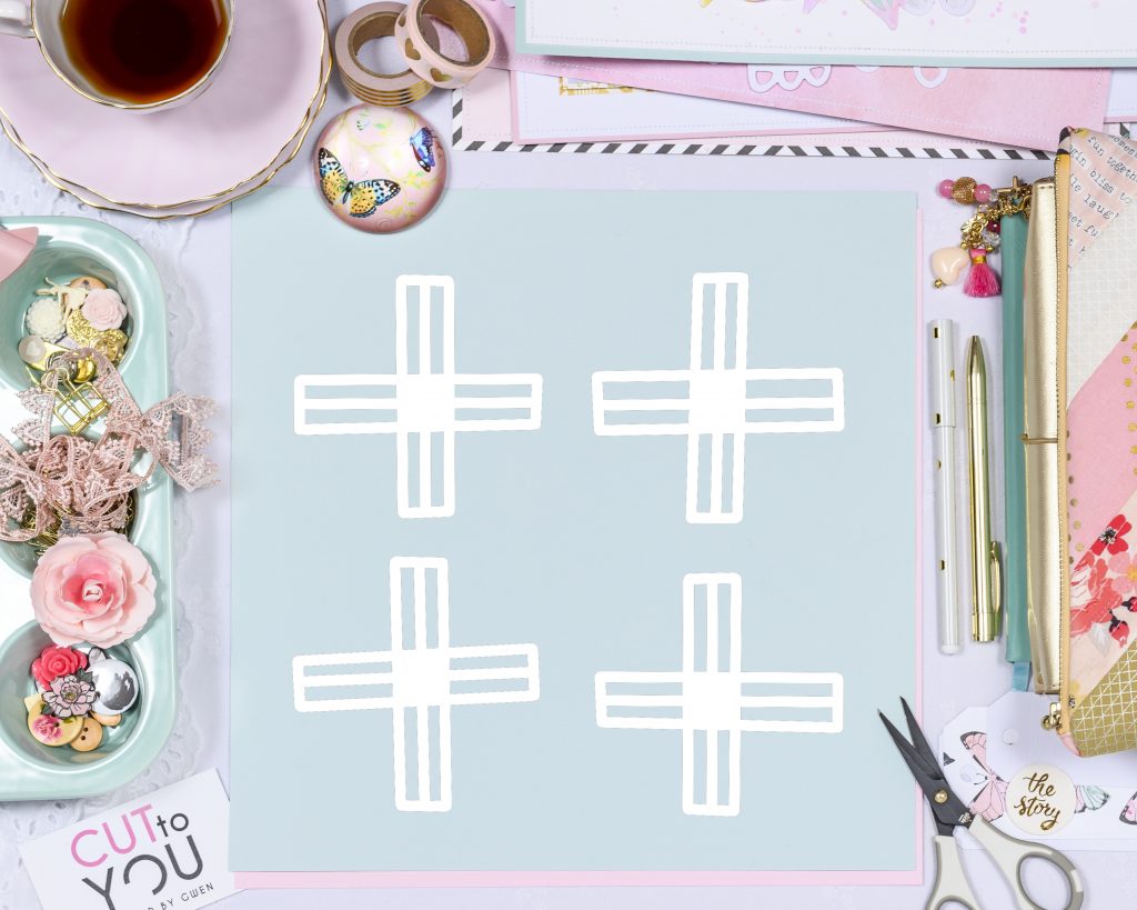 Geo Crosses Digital Cut file - CUT to YOU (Created By Gwen)