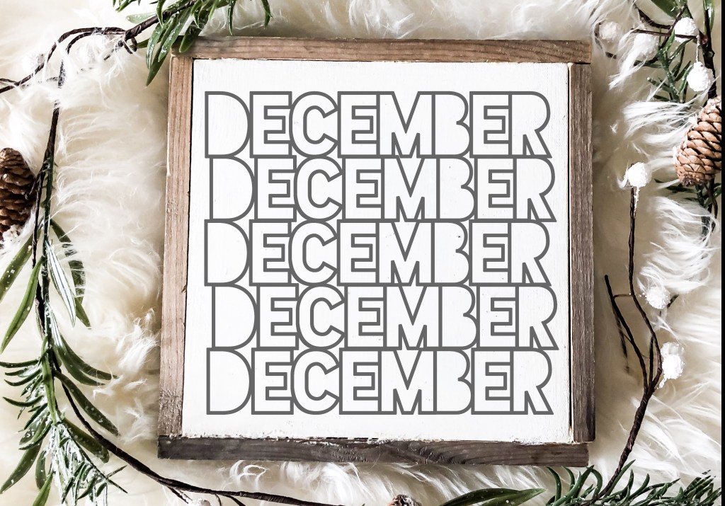 December Stack Digital Cut File - CUT to YOU (Created By Gwen)