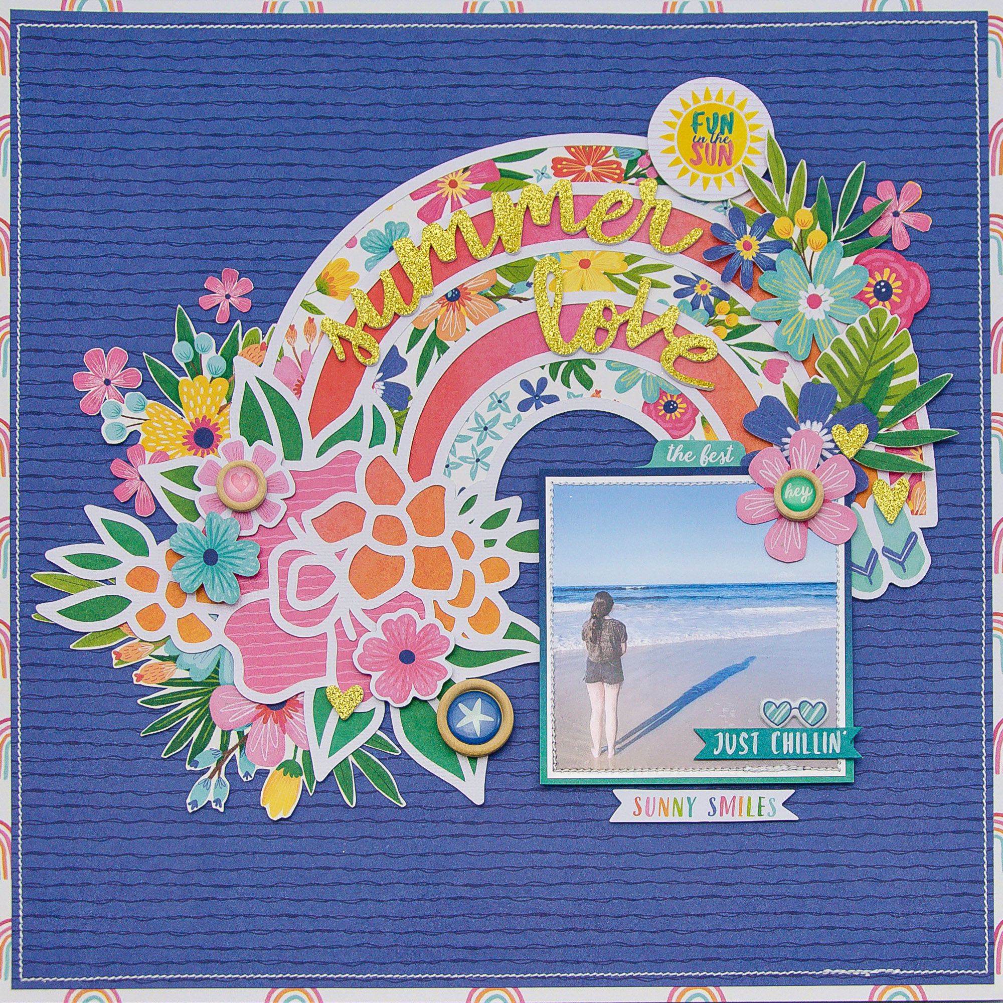 Floral Rainbow Cut File and KIT - CUT to YOU (Created By Gwen)